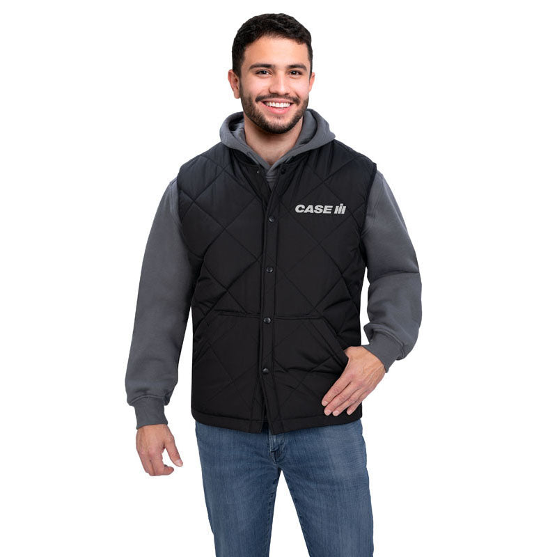 Essential Quilted Snap Vest – Case IH gear